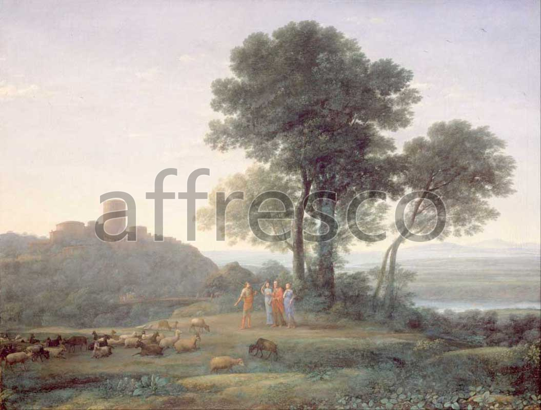 Classic landscapes | Claude Jacob with Laban and his Daughters ...